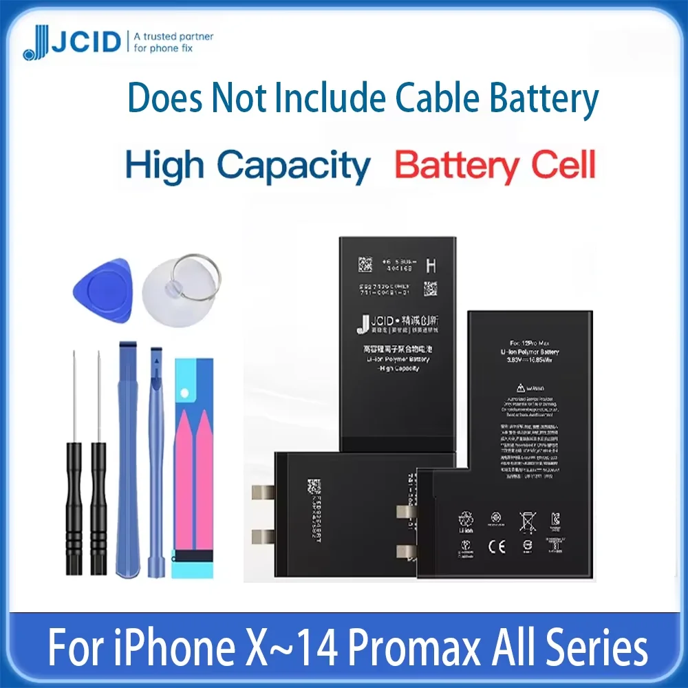 JCID-High-Capacity-Rechargeable-Battery-Cell-No-Without-Flex-For-iPhone ...