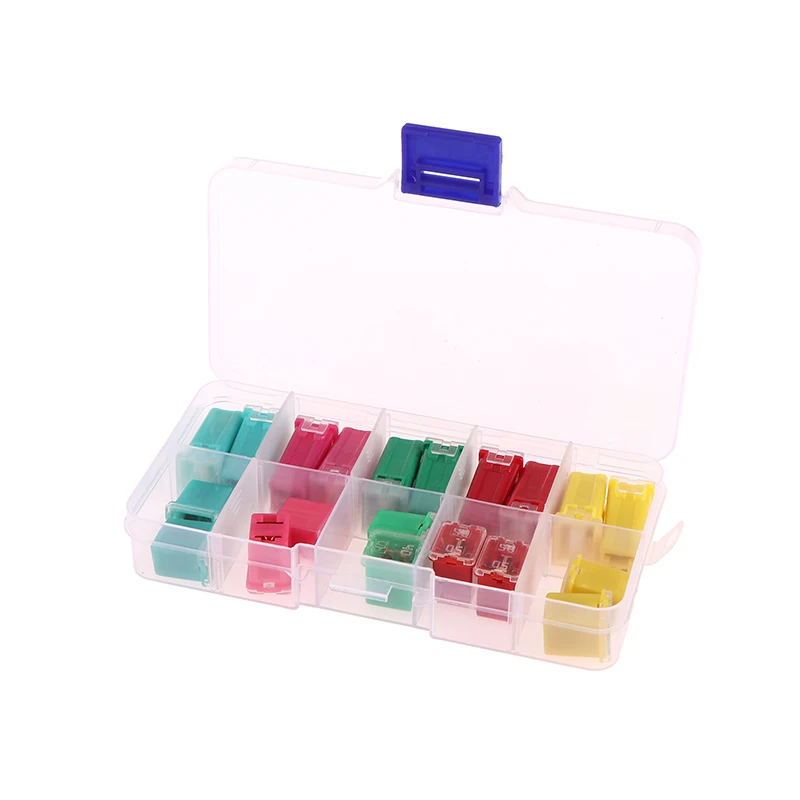 20pcs-box-20A-60A-Fuse-Mini-ABS-Copper-Long-Female-Fuse-Link-Cartridge ...