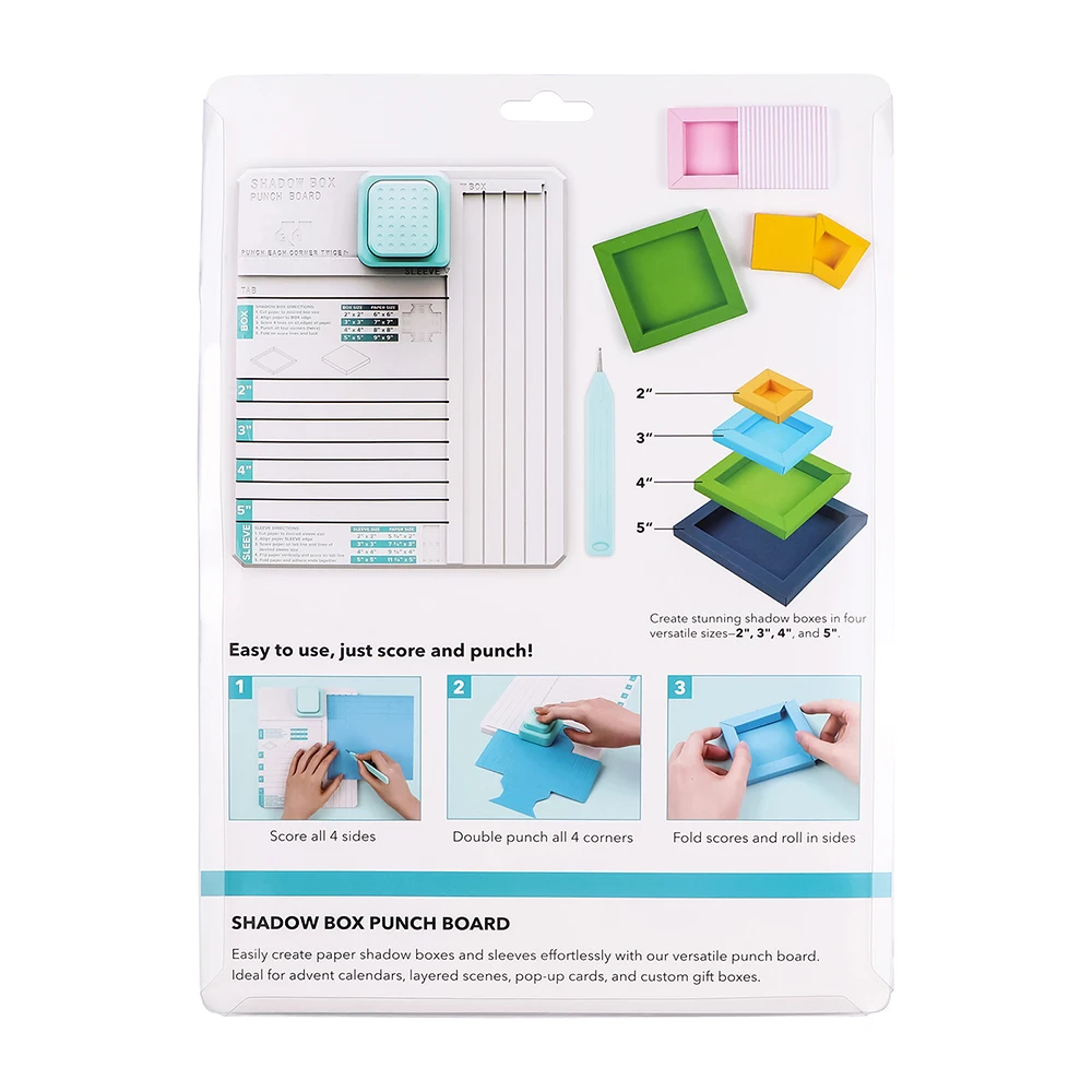 Shadow Box Punch Board to Custom Gift Boxes for DIY Making Shadow Boxes ...