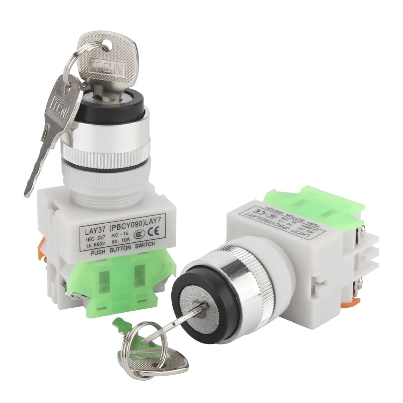 LAY37-11Y2-LAY37-20Y3-Key-Rotary-Switch-2-3-Position-Push-Button-Switch ...