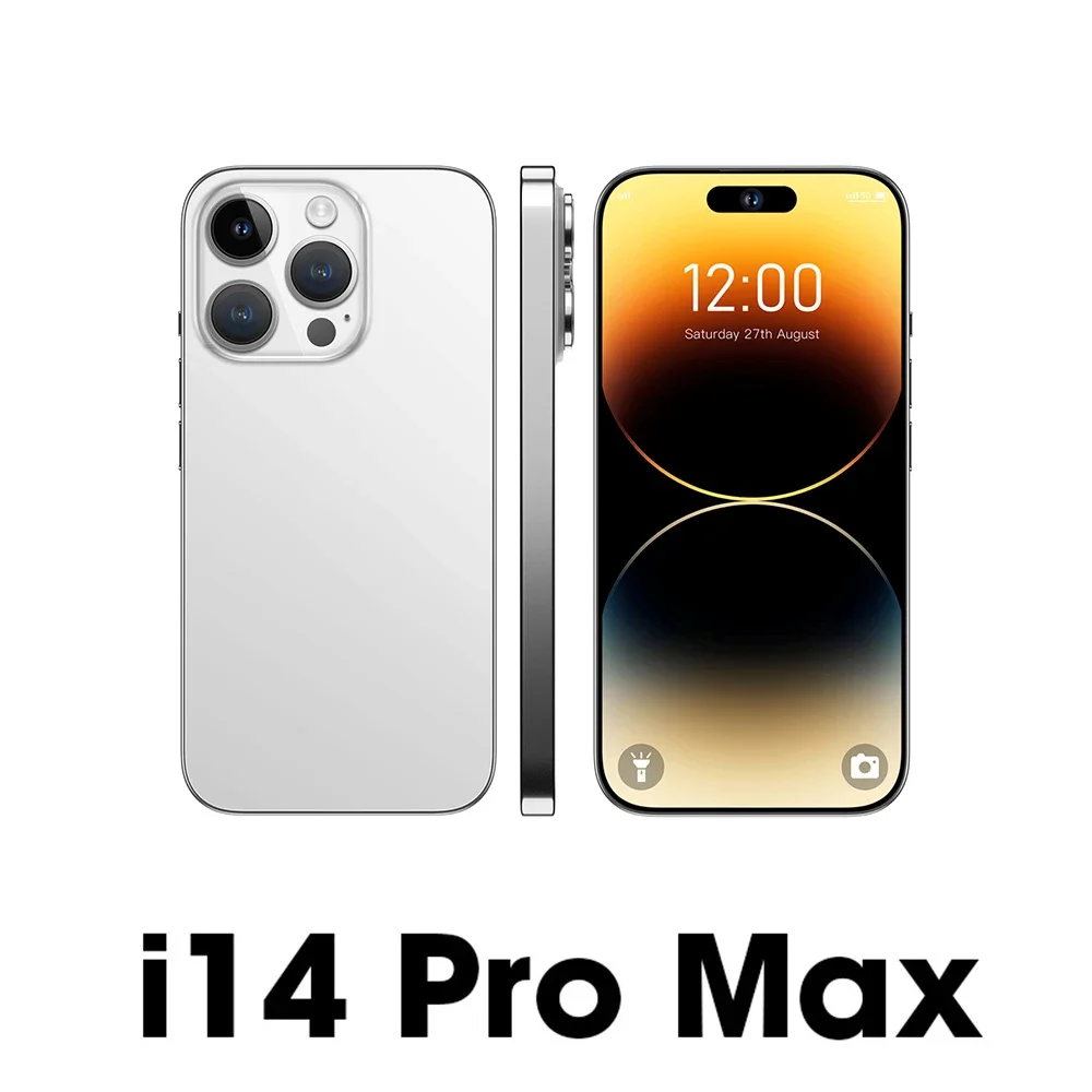 I14 Pro Max Smartphone 6.8inch Full Screen 4g 5g Cell Phone 8000mah Mobile Phones Global Version ...