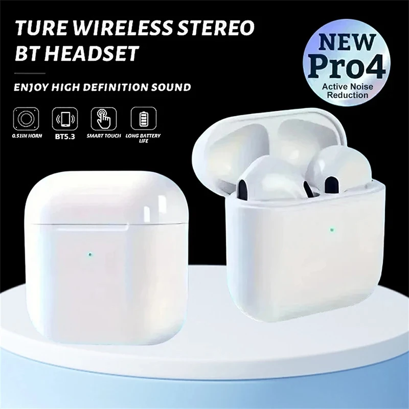 Pro-4-Earphones-Wireless-Bluetooth-5-3-Sports-Headset-ANC-Noise ...