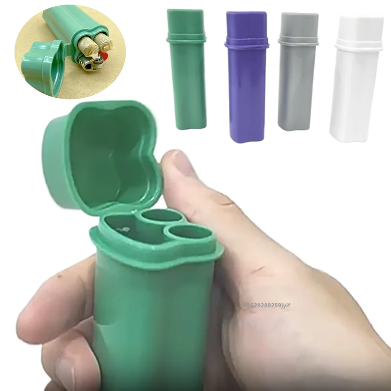 One-piece-Flip-top-Cigarette-Case-Kit-with-Three-Holes-for-Easy-Storage ...