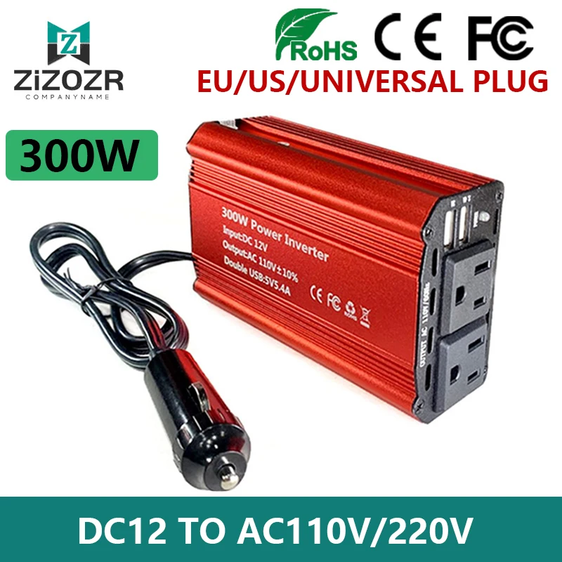DC-To-AC-Boost-Regulator-12V-To-110V-220V-300W-Car-Inverter-Universal ...
