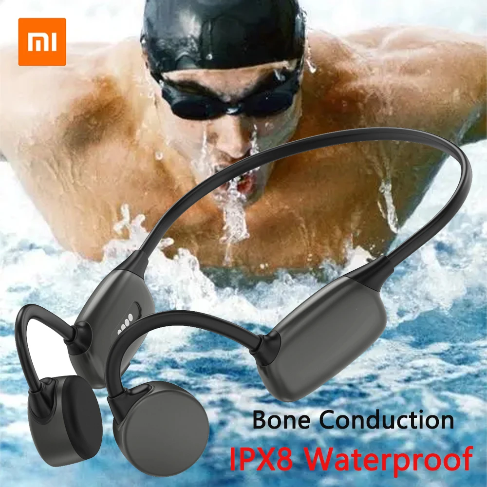 Bone Conduction บลูทูธหูฟังไร้สาย5.3 IPX8กันน้ำ32G RAM MP3 Hifi หูฟังหู ...