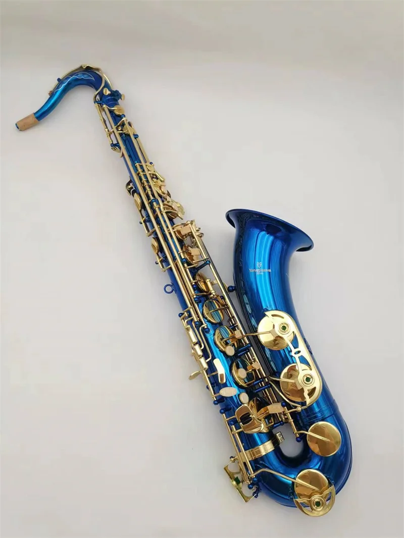 Hot-Selling-Bb-Tenor-Saxophone-Gold-Lacquer-Yellow-Brass-Musical ...