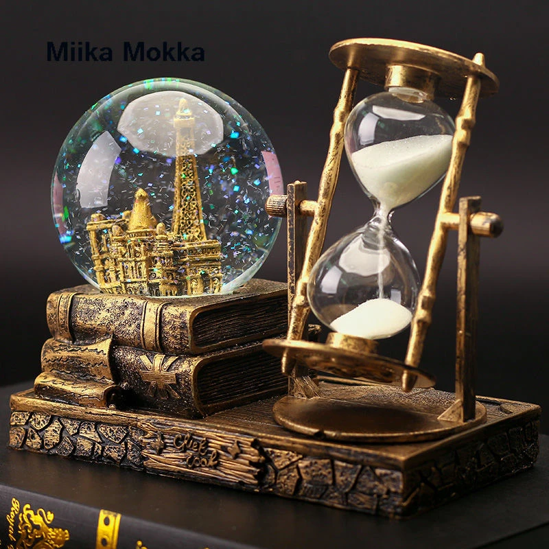 Creative Personality Wooden Timer Sand Clock Retro Hourglass Time ...