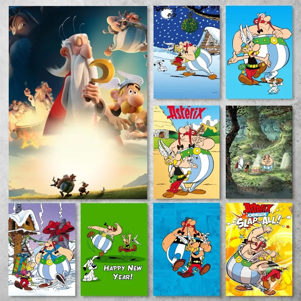 Asterix-Et-Obelix-Manga-Poster-Gallery-Prints-Painting-Wall-Canvas ...