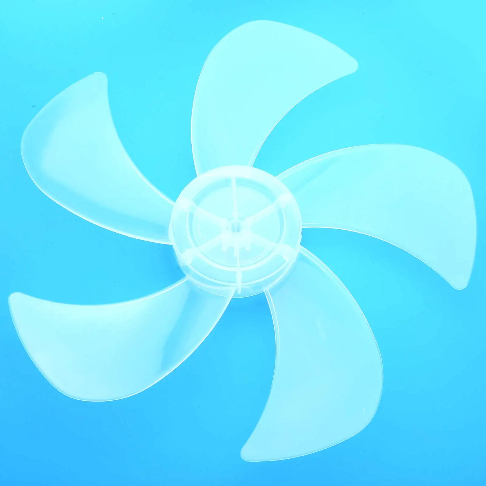Household-Silent-Fan-Blade-5-Leaves-Plastic-Silence-Impellor-with-Nut ...