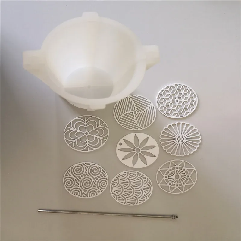 2022-new-oval-silicone-soap-mold-with-eight-pull-through-soap-shapers ...