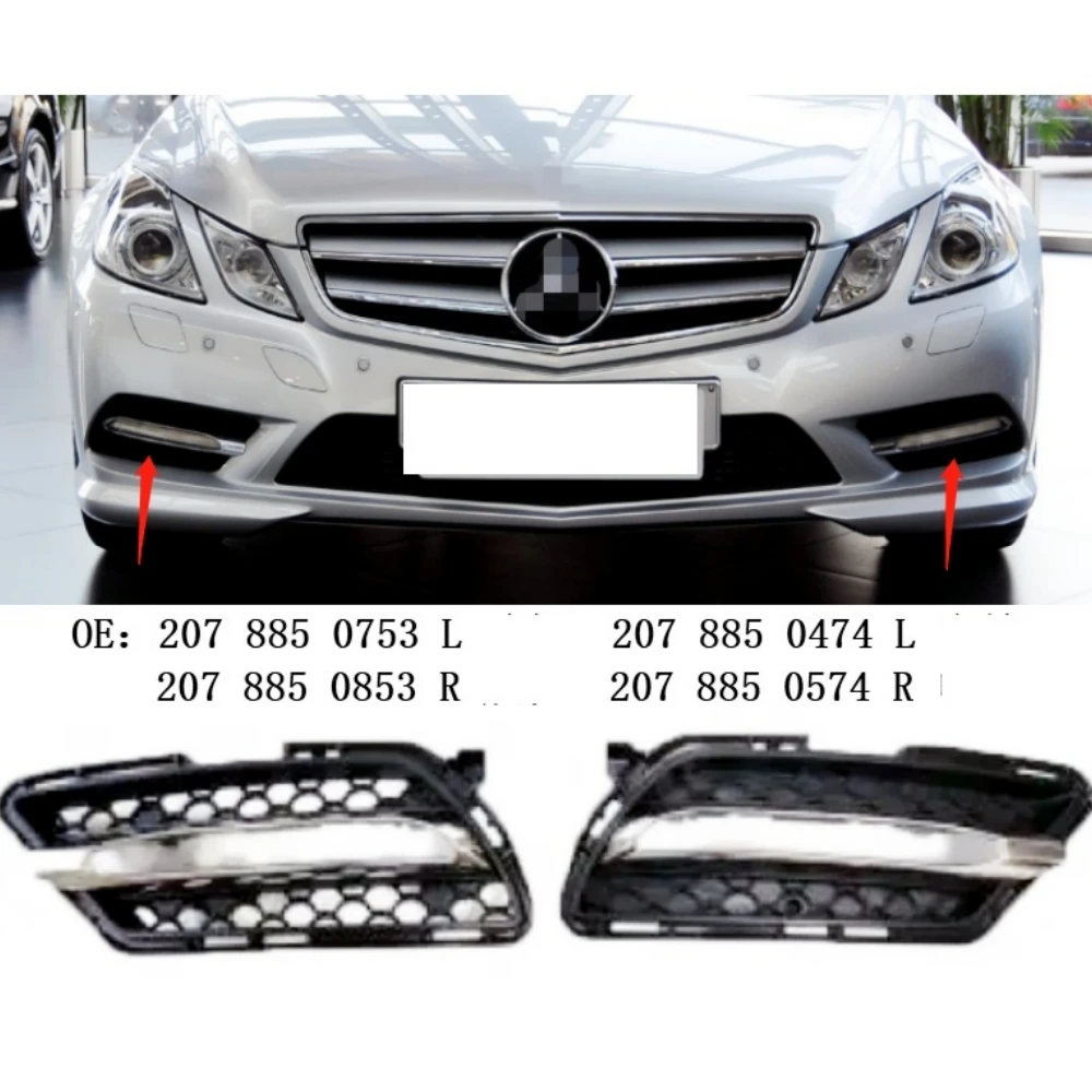 Front-bumper-grille-cover-For-Mercedes-Benz-E-Class-W207-OEM-2078850753 ...