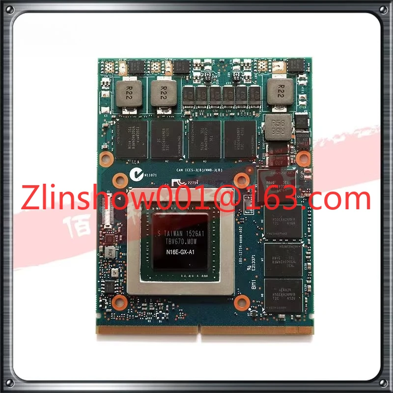 For DELL GTX 980M Graphics Card GTX980M SLI X-Bracket N16E-GX-A1 8GB ...