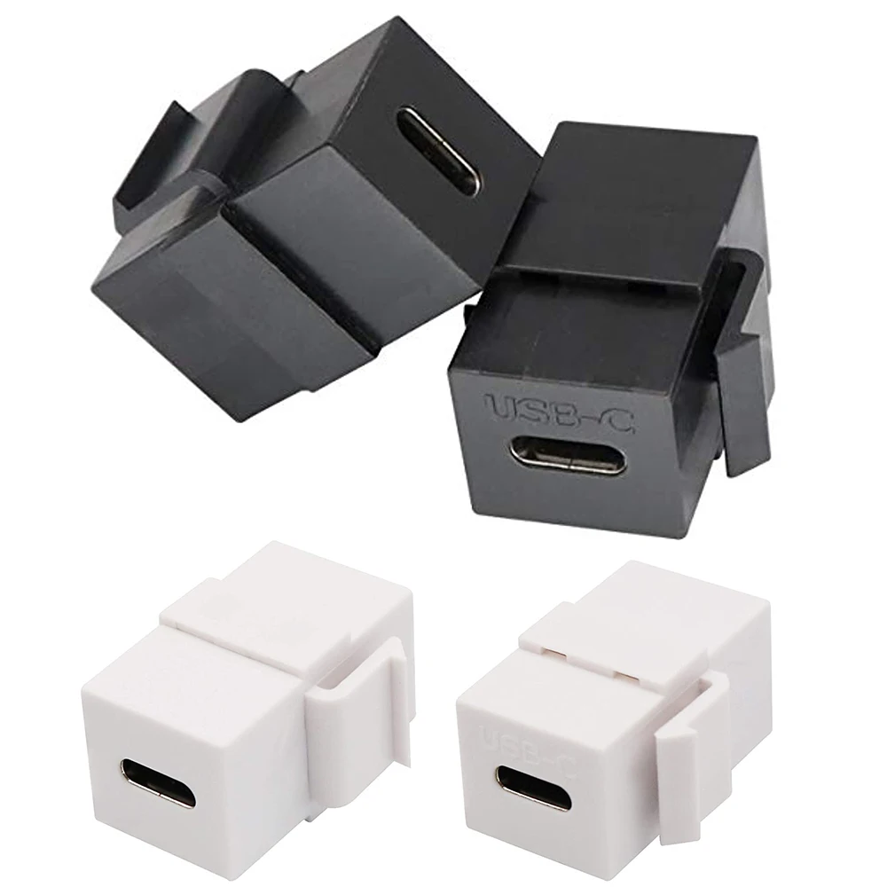 Nku-USB-C-Keystone-Jack-Adapter-USB-3-1-Type-C-Female-to-Female-Insert ...