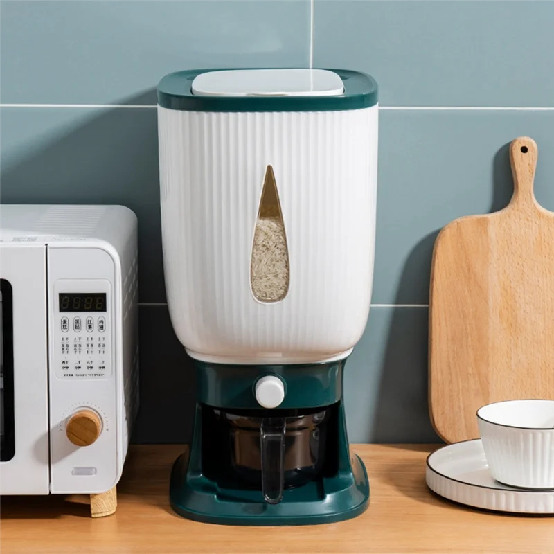 10Kg-Automatic-Rice-Dispenser-with-Rinsing-Cup-Smart-Rice-Dispenser ...