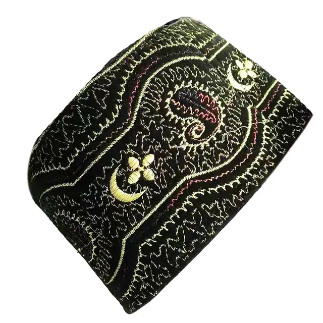 Muslim Caps for Men Headwear African Kenya Style Kufi Hat Embroidered ...