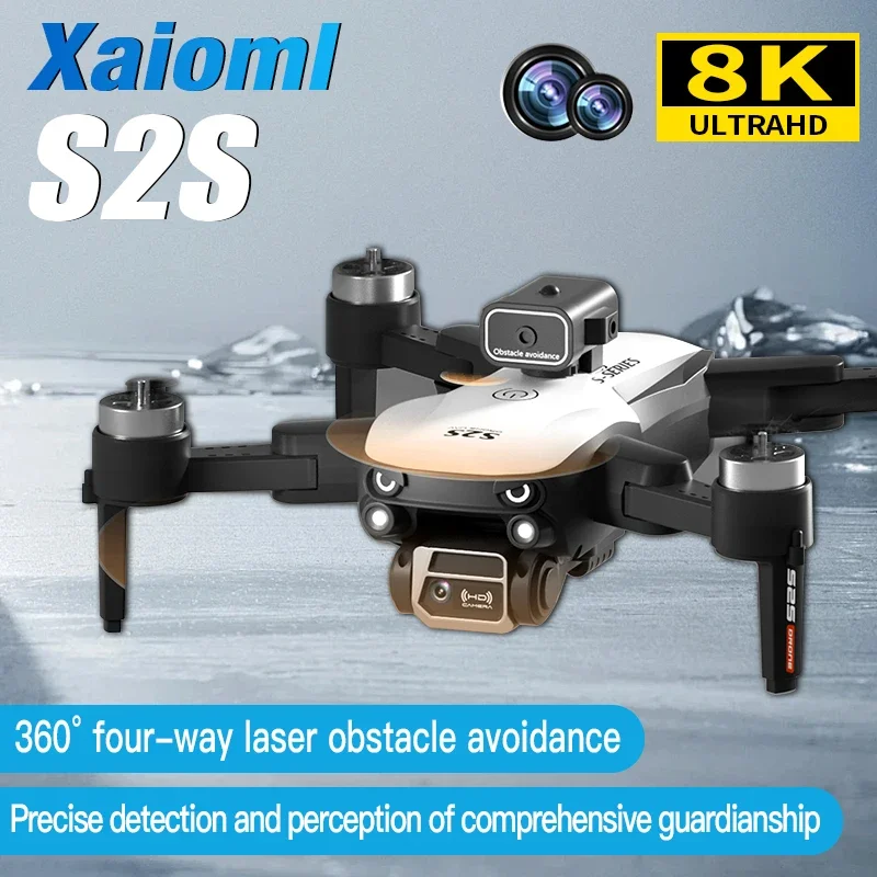 New-S2S-Drone-8K-HD-Dual-Camera-Brushless-Motor-Obstacle-Avoidance-Dron ...