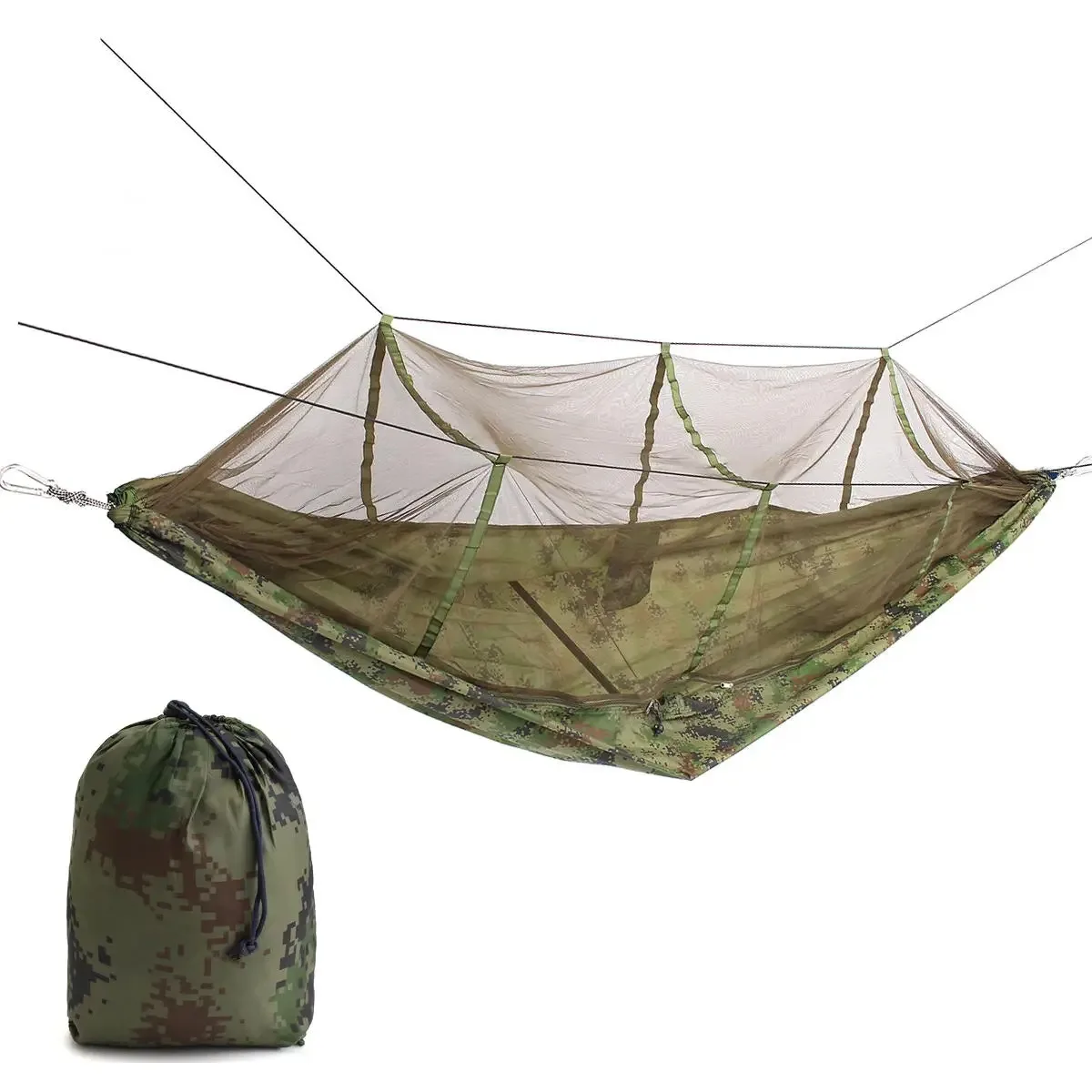 Portable-Double-Person-Hammock-Swing-Hanging-Nylon-Bed-with-Mosquito ...