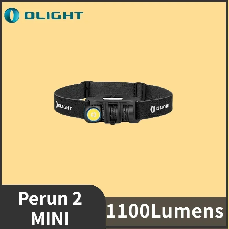 Olight-Perun-2-Mini-LED-Rechargeable-Headlamp-1100Lumens-Right-angle ...