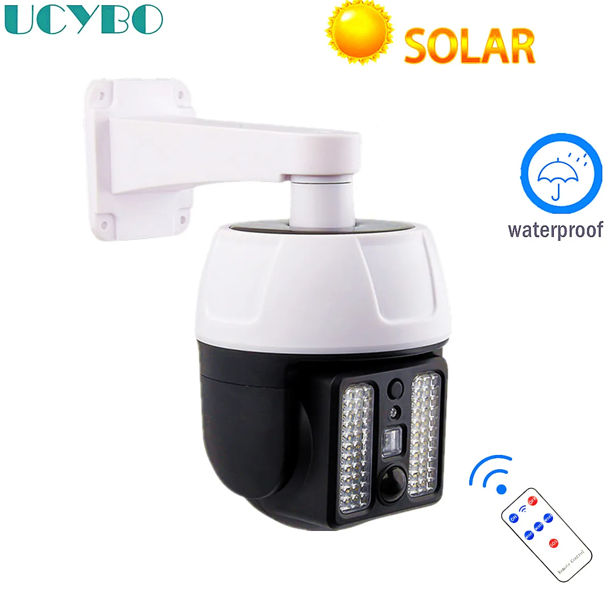 Dummy-fake-Surveillance-camera-wifi-wireless-solar-power-waterproof-LED ...