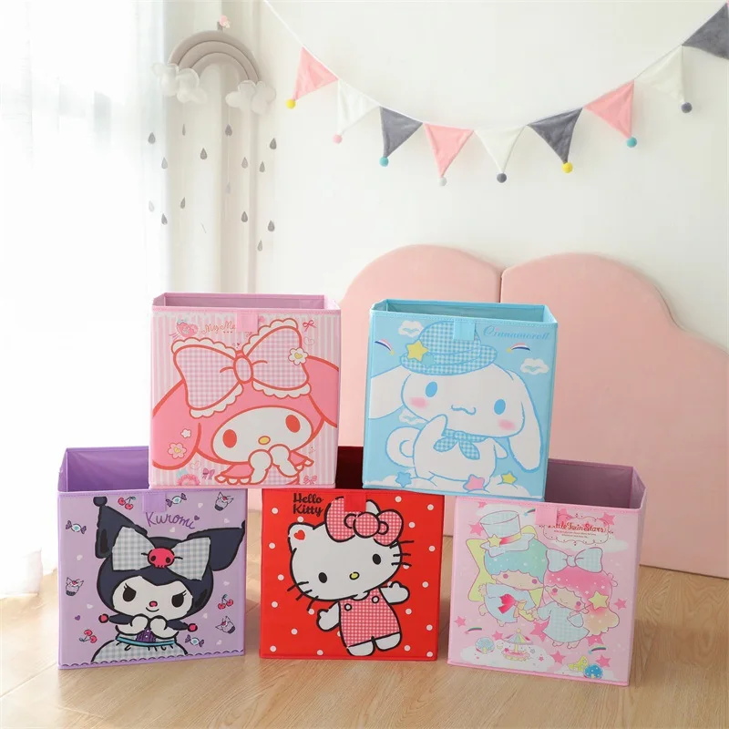 Kawai-Cartoon-Anime-Sanrios-Series-Large-capacity-Foldable-No-Lid ...