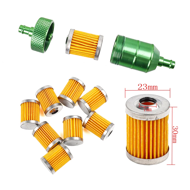 10pcs-Pack-Fuel-Filter-Element-For-Reusable-Washable-Petrol-Gas-Chopper ...