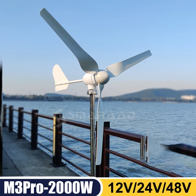 20pc China Factory 2kw Vertical Axis Generator Kit 24v 48v Wind Turbine ...