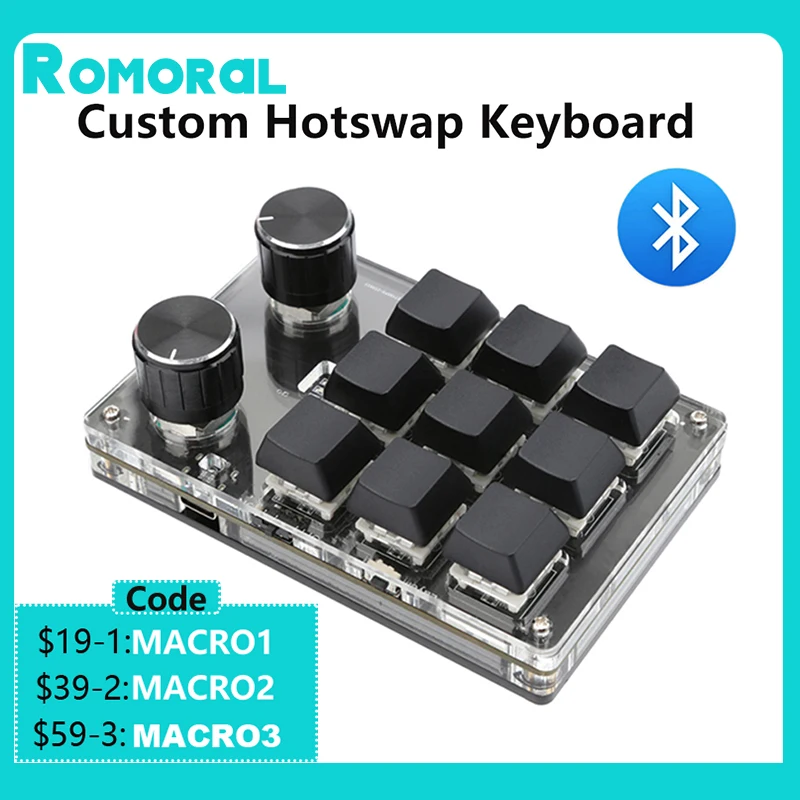 Hotswap-Keyboard-Mini-Macropad-Programmable-Mechanical-Keyboard-DIY ...