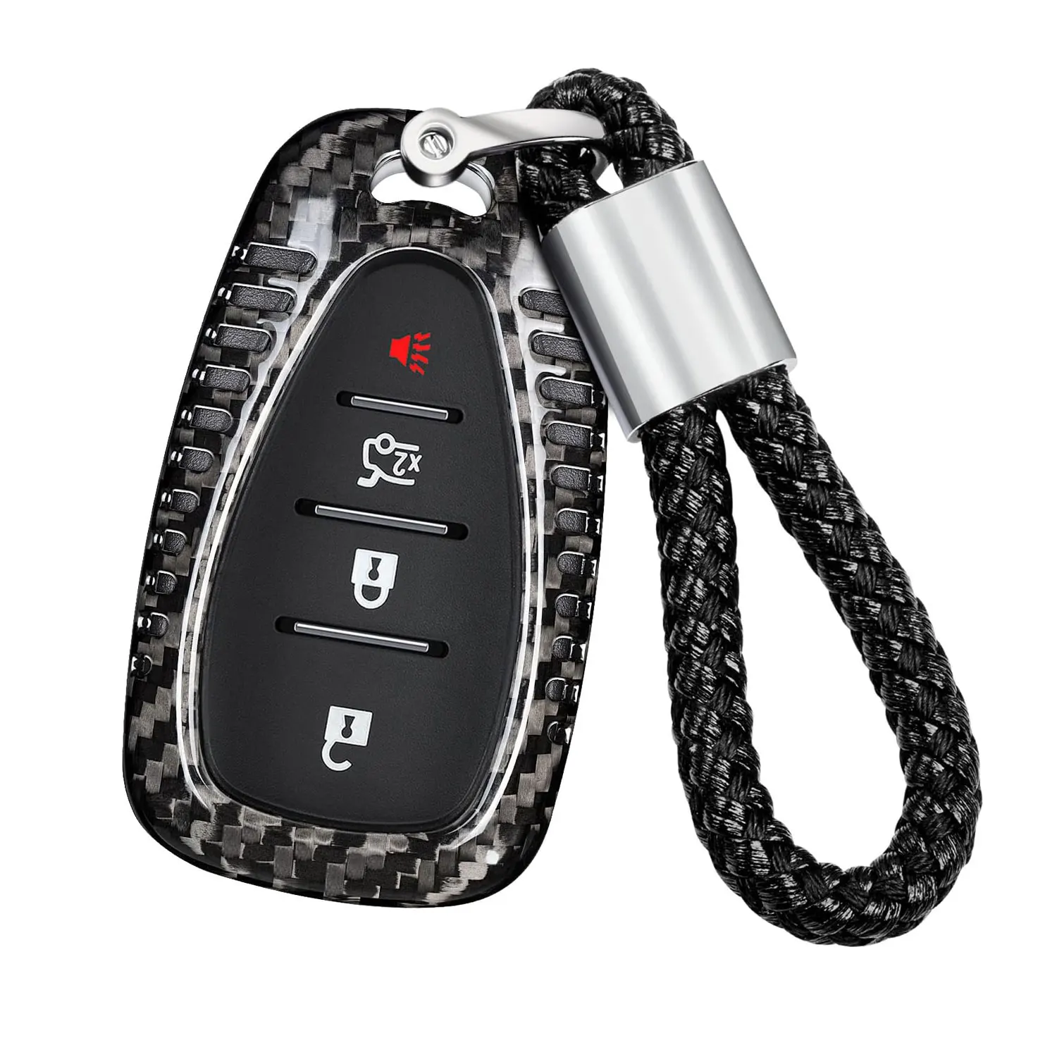 Key-Shell-for-Chevy-Carbon-Fiber-Key-Fob-Cover-for-Chevrolet-Camaro ...
