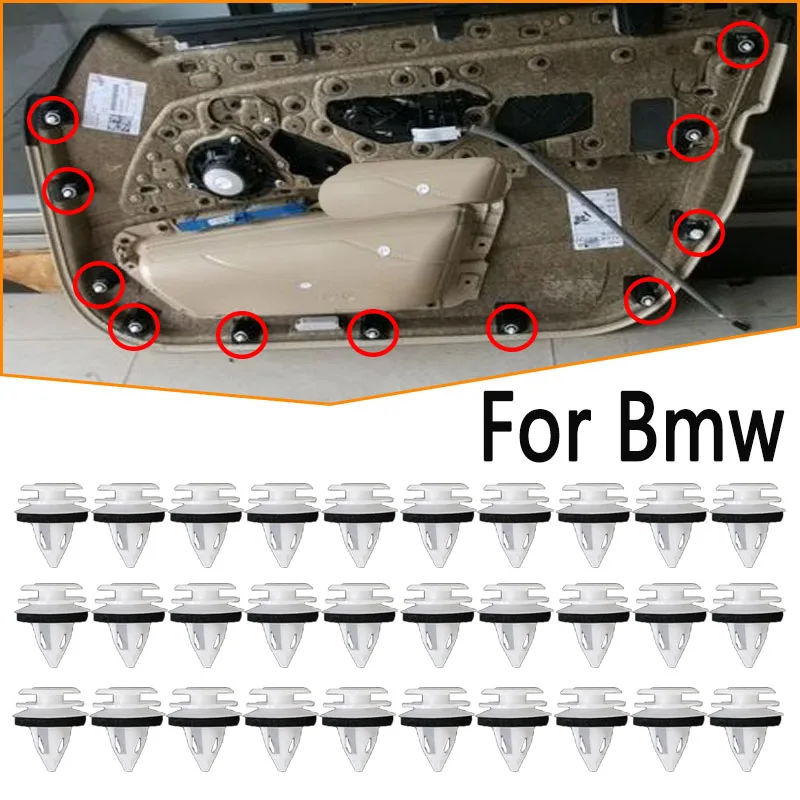 Car-Door-Card-Panel-Fascia-Lining-Clip-Inner-Trim-Accessories-For-Bmw ...