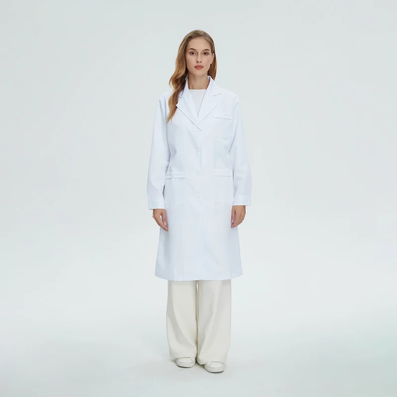 Doctor's Overalls Long Sleeve Coat With Adjustable Belt Professional ...