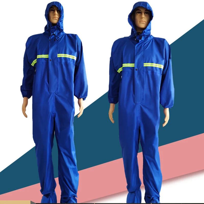 One Piece Rain Suit With Hood