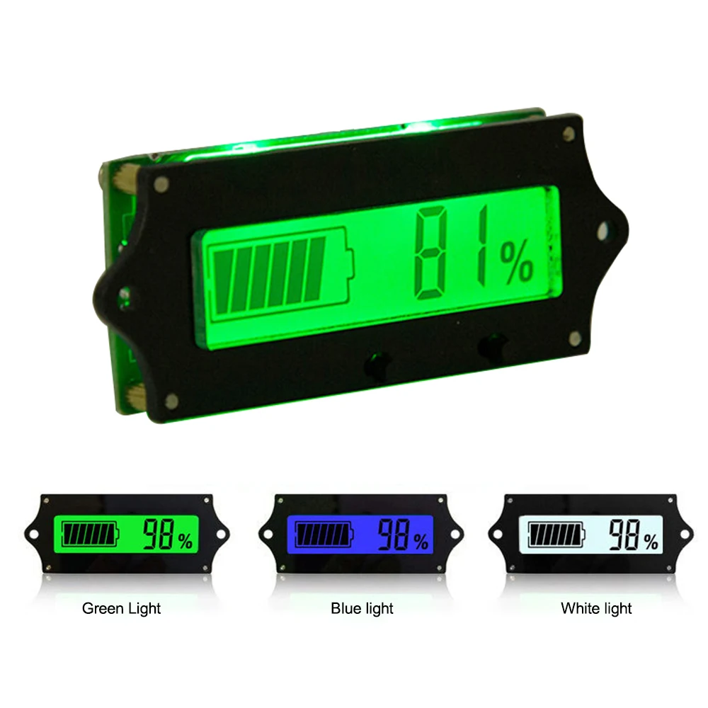 12V-24V-36V-48V-Battery-Charge-Level-Indicator-LCD-Digital-Display ...