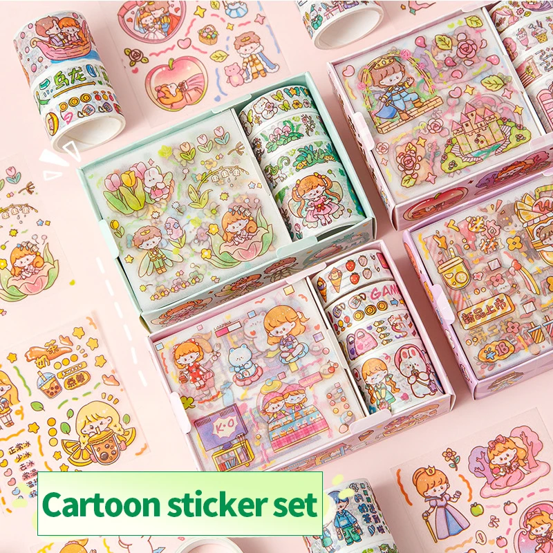 Kawaii-Cartoon-Poster-Stickers-Cute-Sticker-Diy-Diary-Planner ...