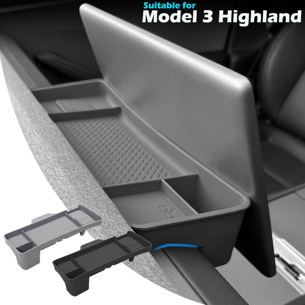 For-Tesla-Model-3-Highland-2024-Silicone-Dashboard-Storage-Tray ...