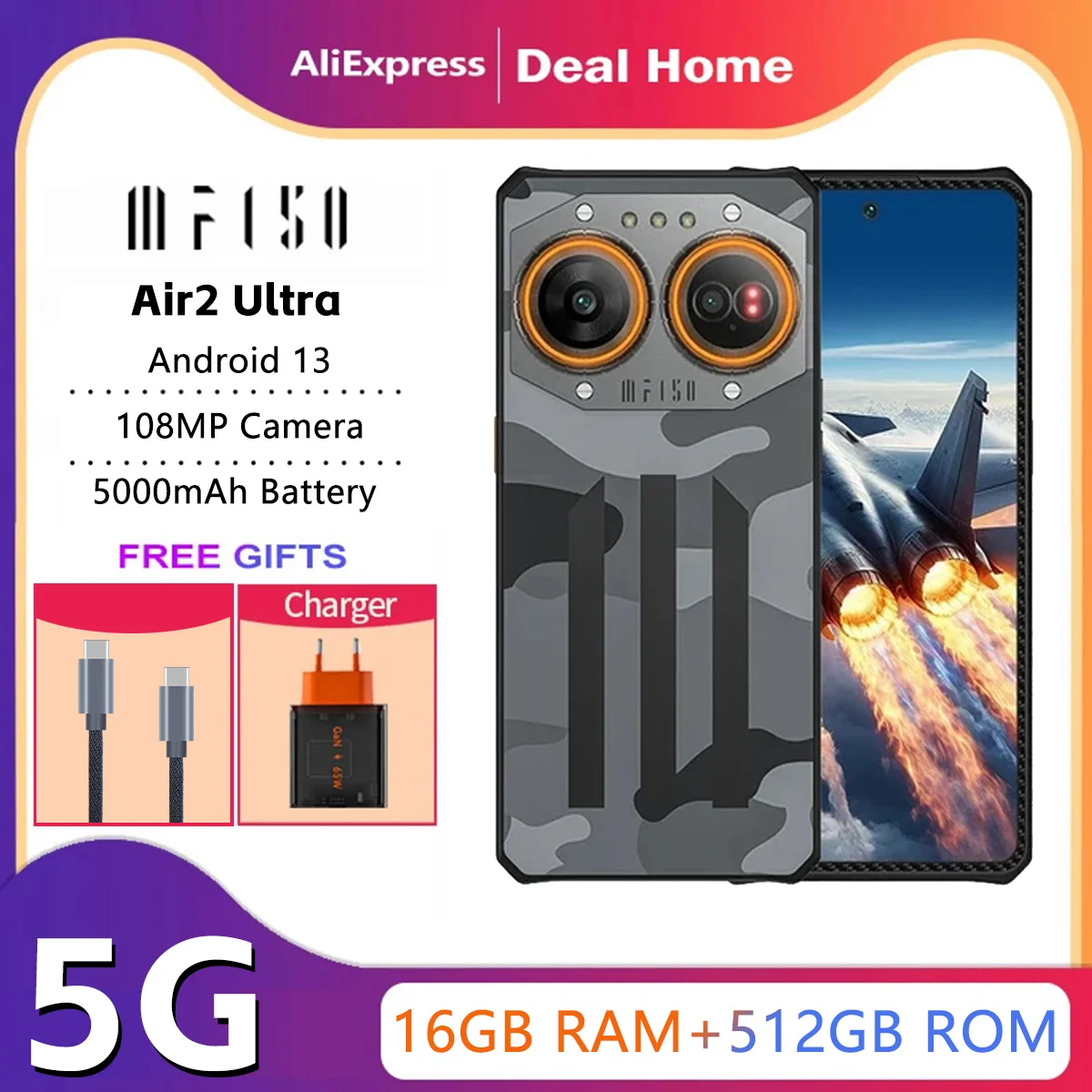 IIIF150-Air2-Ultra-16GB-512GB-Android-13-5G-resistente-ultrafino ...