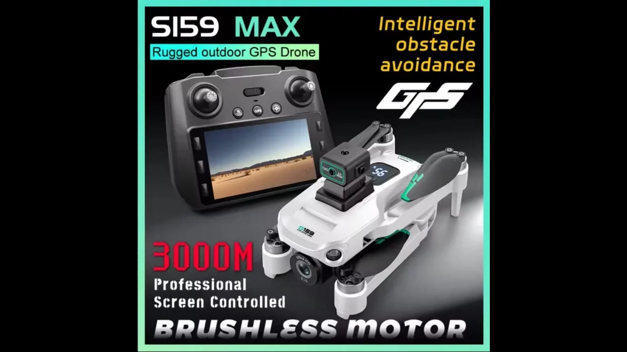 New Professional S159 Drone 2025 Screen Send Memory Card 5G Image Transfer GPS 8K HD Camera ...