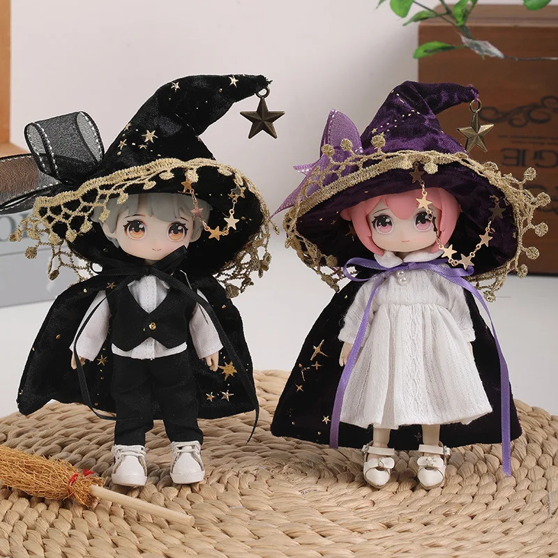 Ob11-doll-clothes-magic-suit-hat-cloak-little-witch-clothes-12-bjd-doll ...