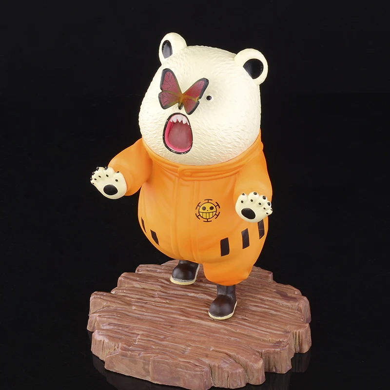 14cm One Piece Fluttering Butterflies Bepo Bear PVC Action Figure | One ...