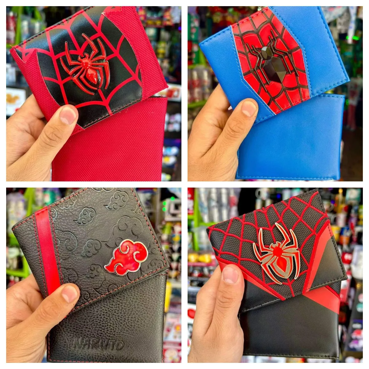 Cartera-de-PVC-de-dibujos-animados-de-Naruto-Deadpool-monedero-de ...
