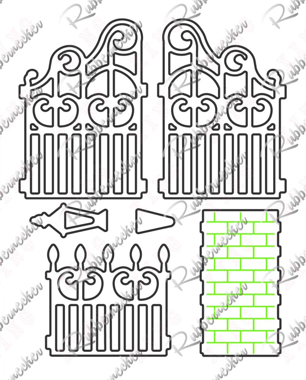 Open Gate Coloring Page