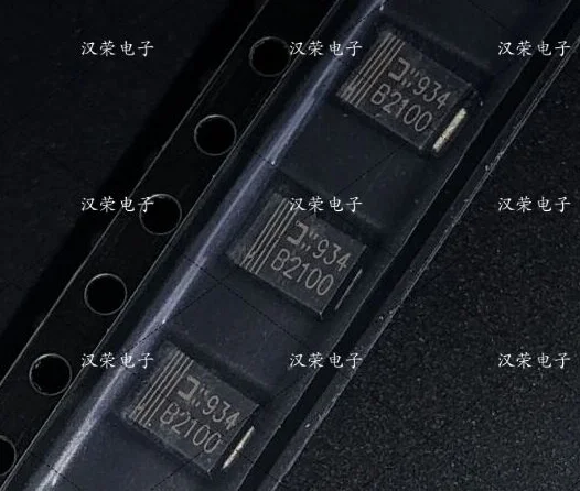 10/50PCS Schottky Diode B2100-13-F B220-13-F B230-13-F B240-13-F B250 ...