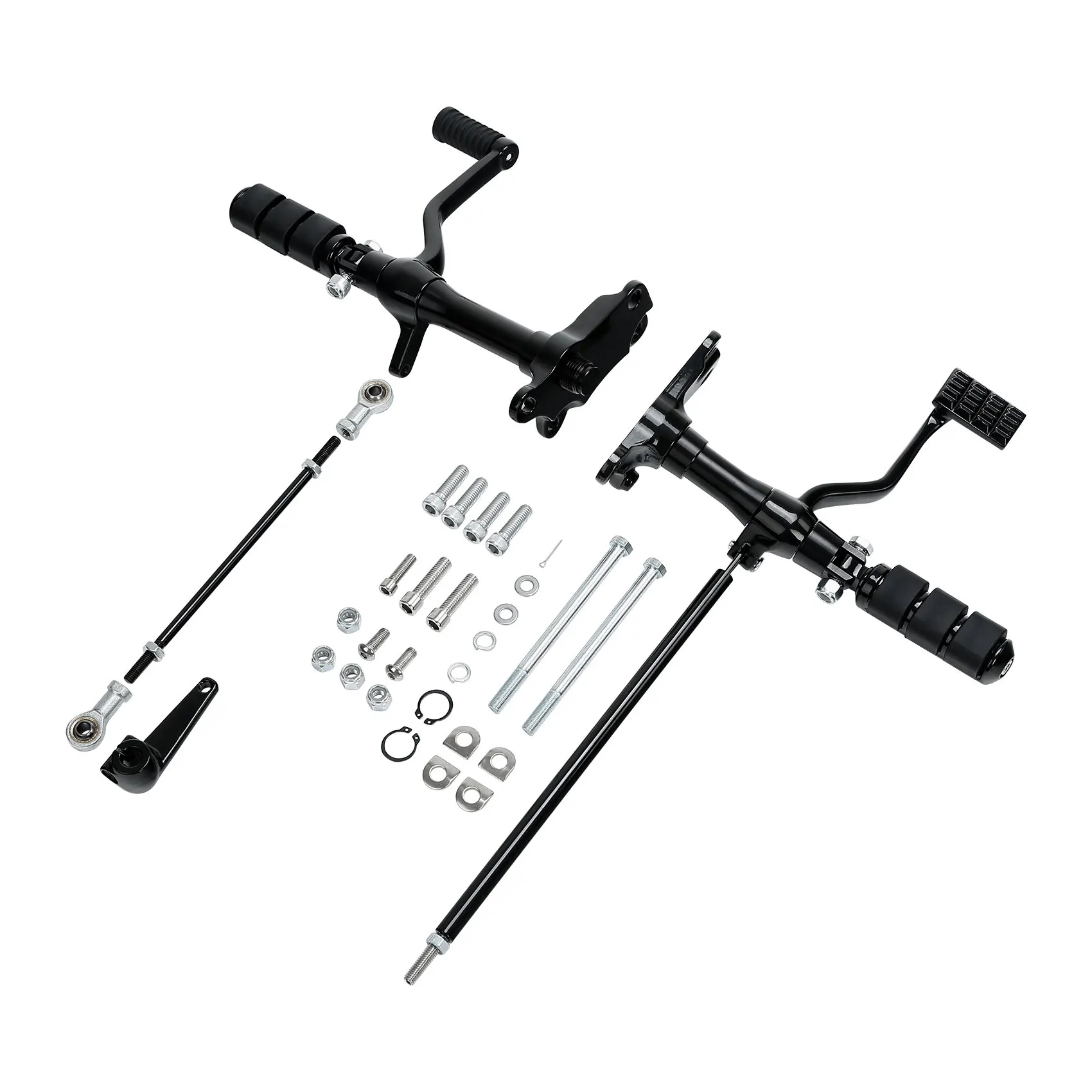 Motorcycle-Forward-Controls-Kit-Pegs-Levers-Linkage-For-Harley ...