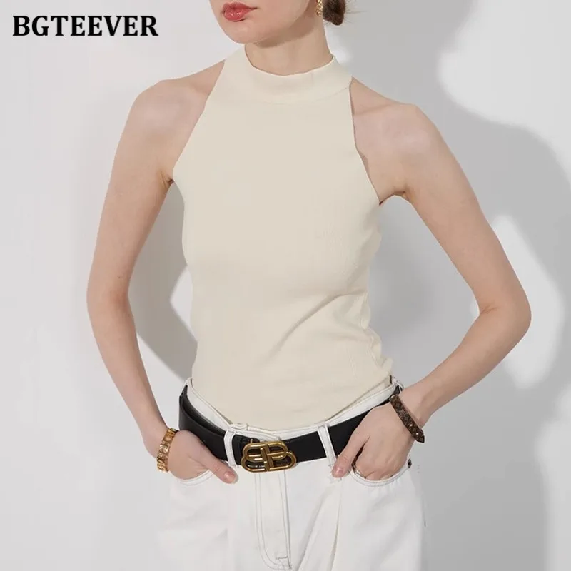 BGTEEVER-Summer-Slim-Women-Knitted-Tank-Tops-Elegant-Ladies-Skinny ...
