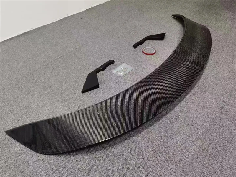 Real Carbon Fiber Spoiler For Porsche Taycan 2019 2020 2021 2022 High ...