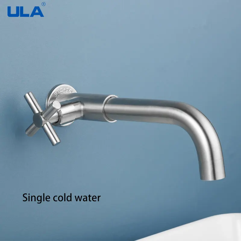 ULA-Wall-Mounted-Faucet-304-Stainless-steel-Concealed-Basin-faucet ...