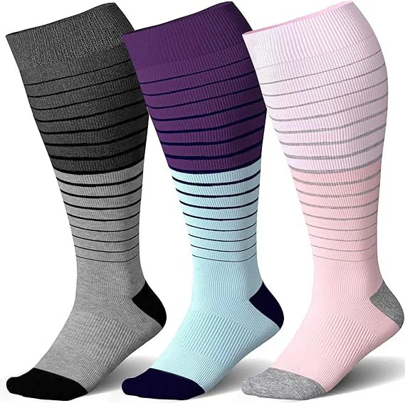 3-pairs-Plus-Size-Varicose-Veins-Compression-Stockings-Football ...