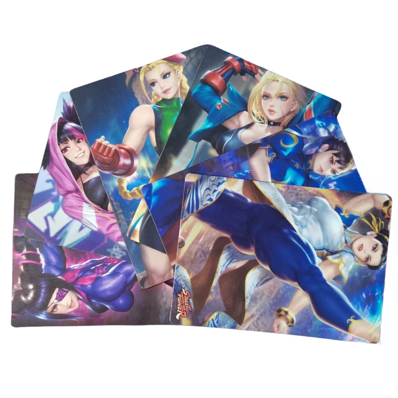 Juego-de-cartas-de-caza-callejera-de-chica-Sexy-ACG-juguetes-de-colecci ...