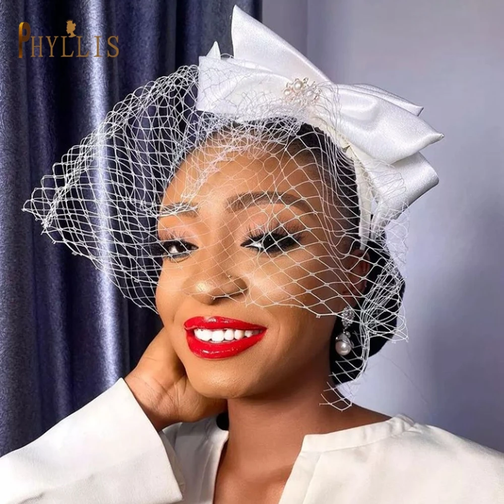Black Fascinator Veil Bridal Fascinator Veil Crochet Pattern PDF ...