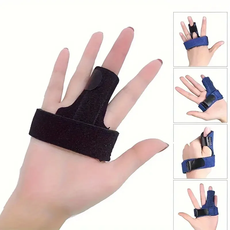 Finger-Splint-Adjustable-Finger-Support-Brace-With-Fastening-Strap-For ...