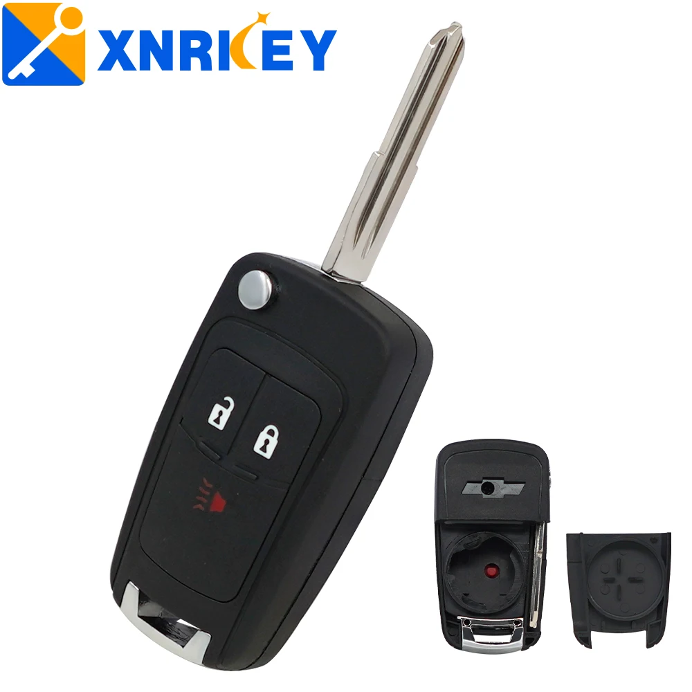 XNRKEY 3 Button Remote Car Key Shell Case Fob for Chevrolet Spark ...